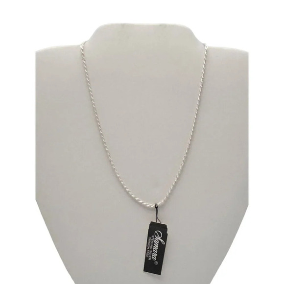 Samara | Jewelry | Samara 925 Sterling Silver Twisted Rope Chain ...